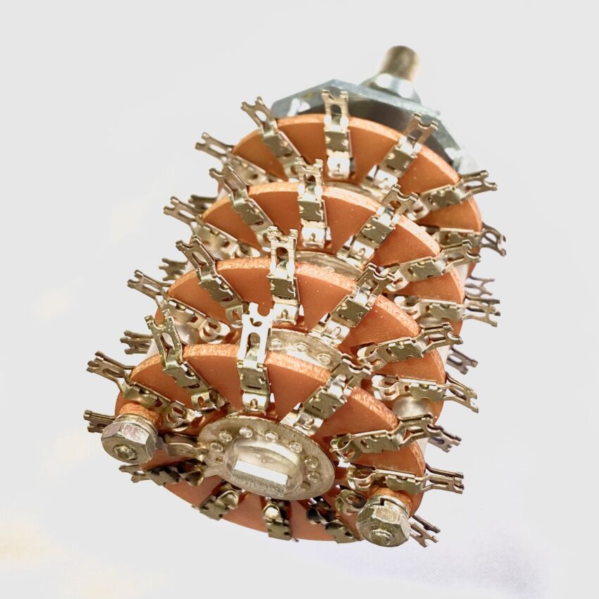 Buy Rotary switch 12-position 4-pole continuous panel bottom mount from ...