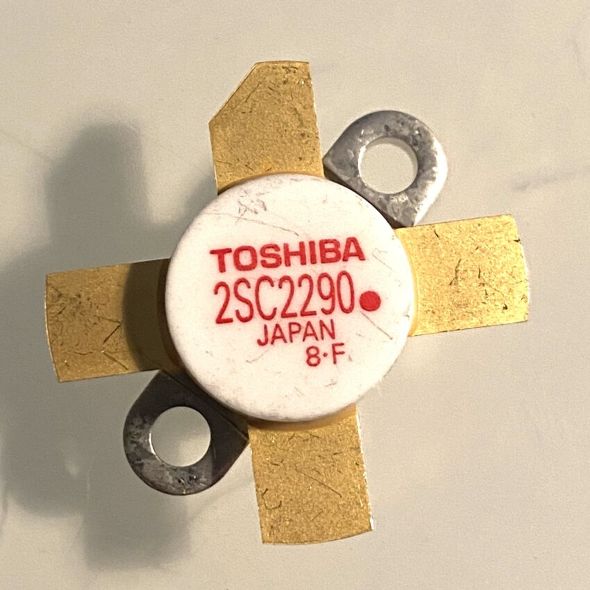 Buy Toshiba 2SC2290 60W 12.5V, 28MHz red dot RF Power Transistor from ...